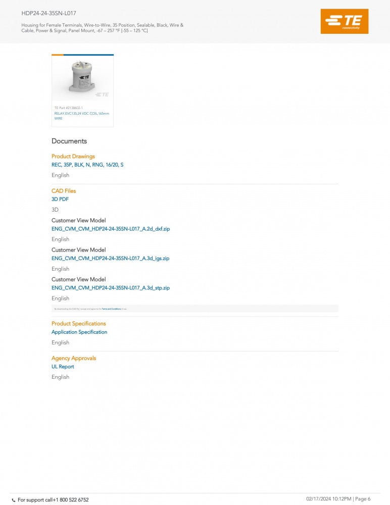 HDP24-24-35SN-L017 product document page 6