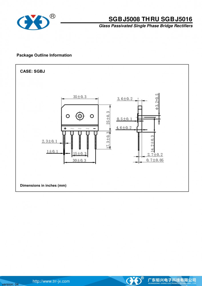 SGBJ5016 datasheet page 3