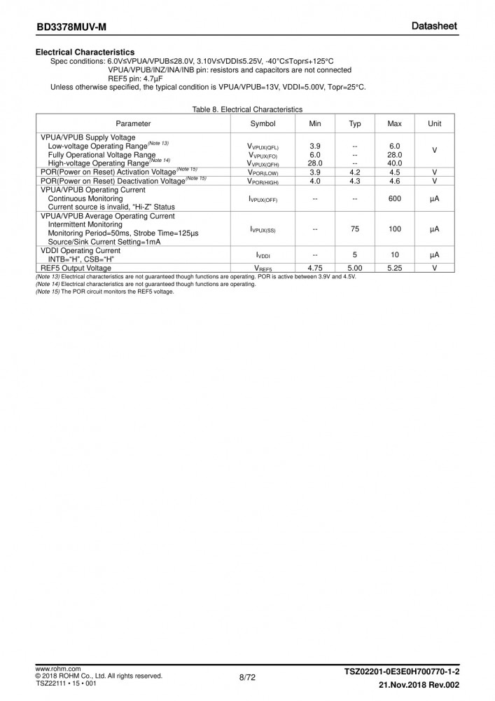 BD3378MUV-ME2 datasheet page 8