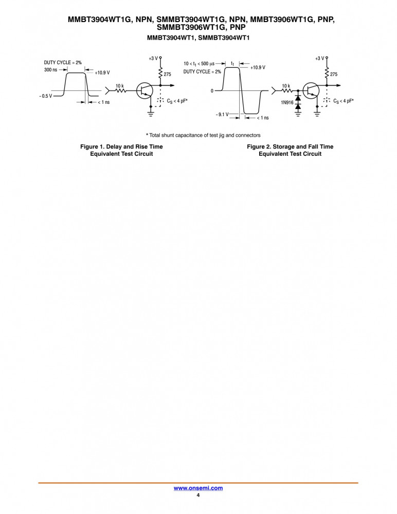 MMBT3904WT1G datasheet page 4