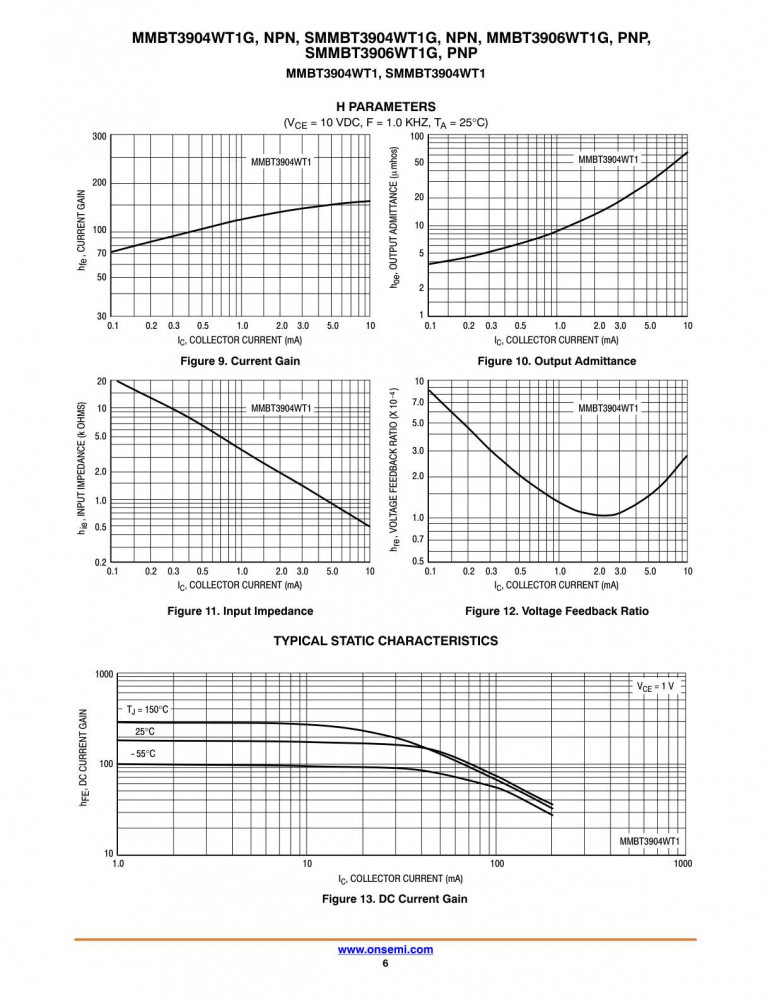 MMBT3904WT1G datasheet page 6