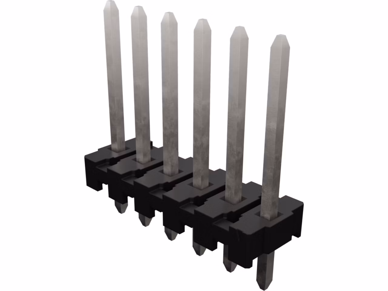 KK 396 Breakaway Header, Vertical, 6 Circuits, Matte Tin (Sn) Plating, Pin Length 22.71mm (.894