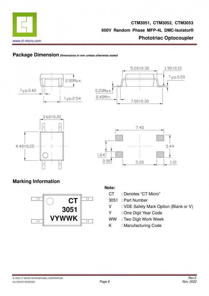 CTM3051 datasheet page 6