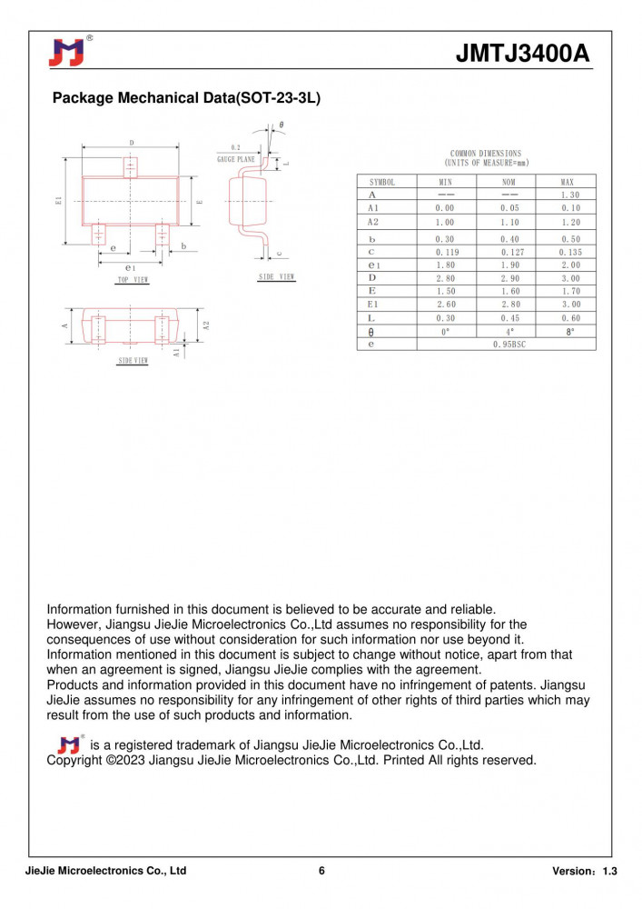 JMTJ3400A datasheet page 6