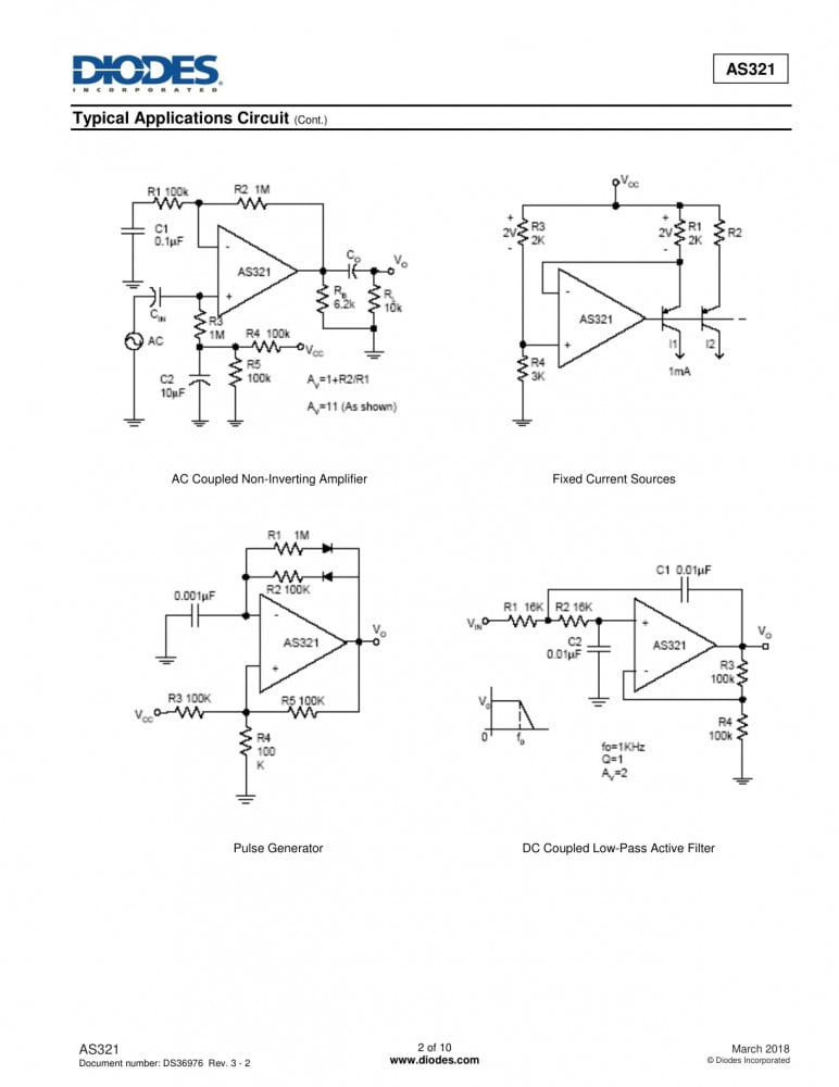 AS321KTR-G1 datasheet page 2