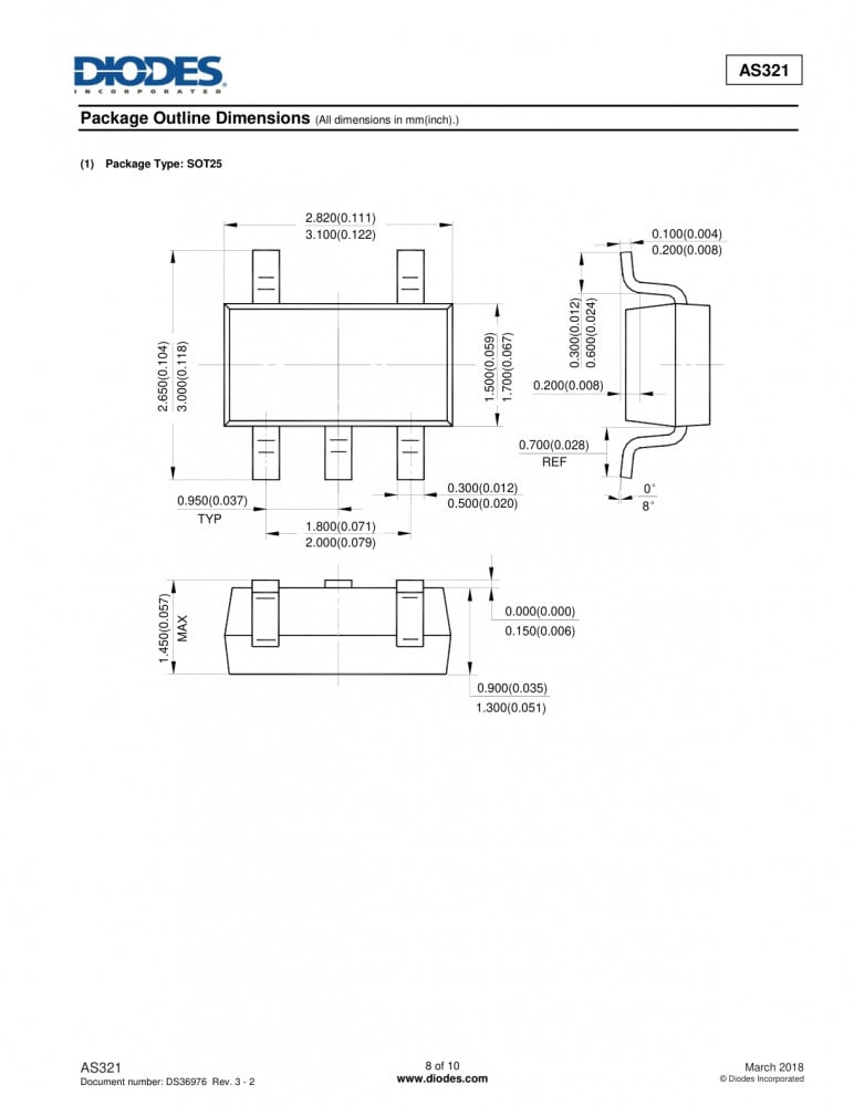 AS321KTR-G1 datasheet page 8
