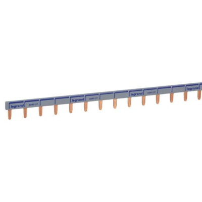 Supply busbar - Prong-type 1P+N universal 1m - Max 57 devices connected - 63A rated current - 400V max operating voltage for sale