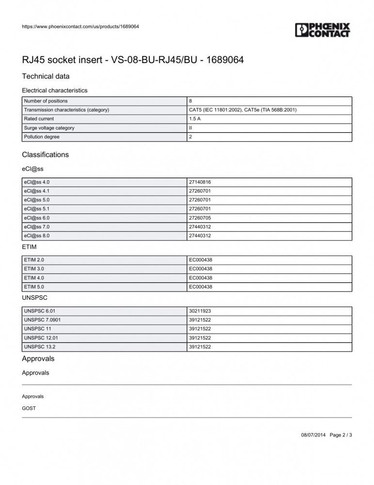 Phoenix Contact 1689064 product document image 2