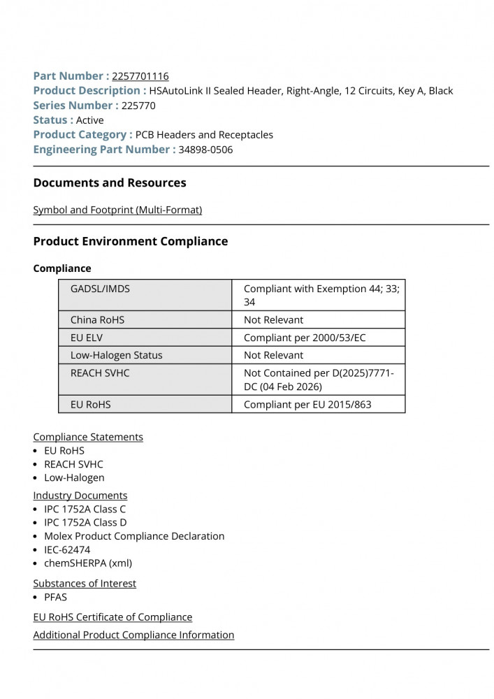 Product document preview, page 1