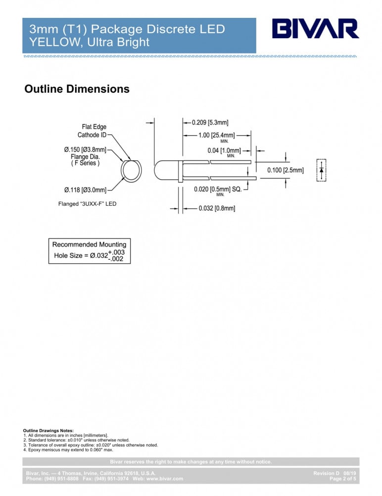 3UYC-F datasheet page 2