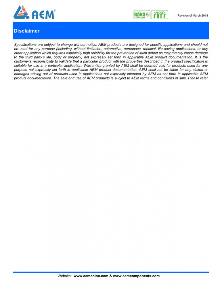 AEM SolidMatrix SB Series document page 7