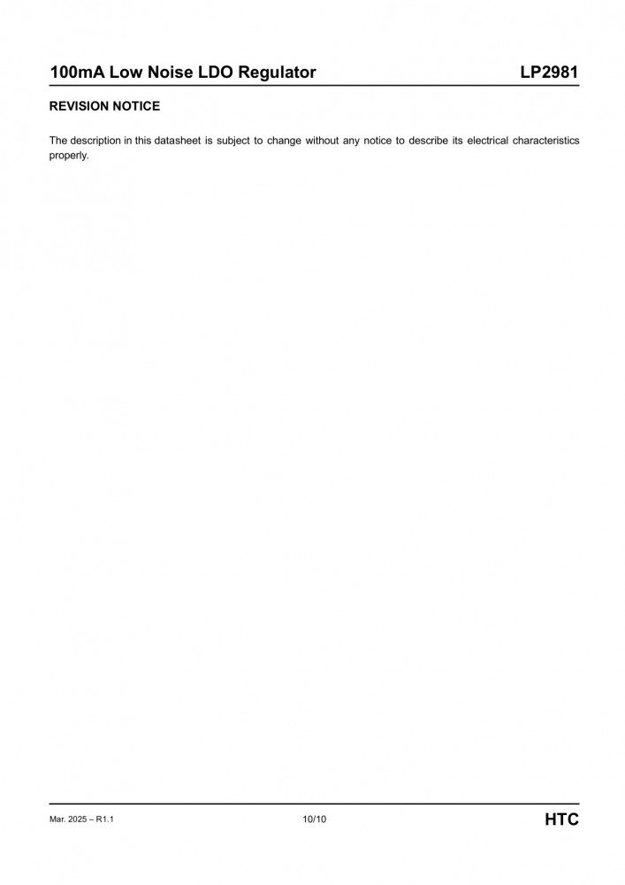 LP2981 datasheet page 10