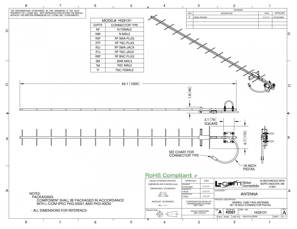 HG913Y-RSP technical document preview