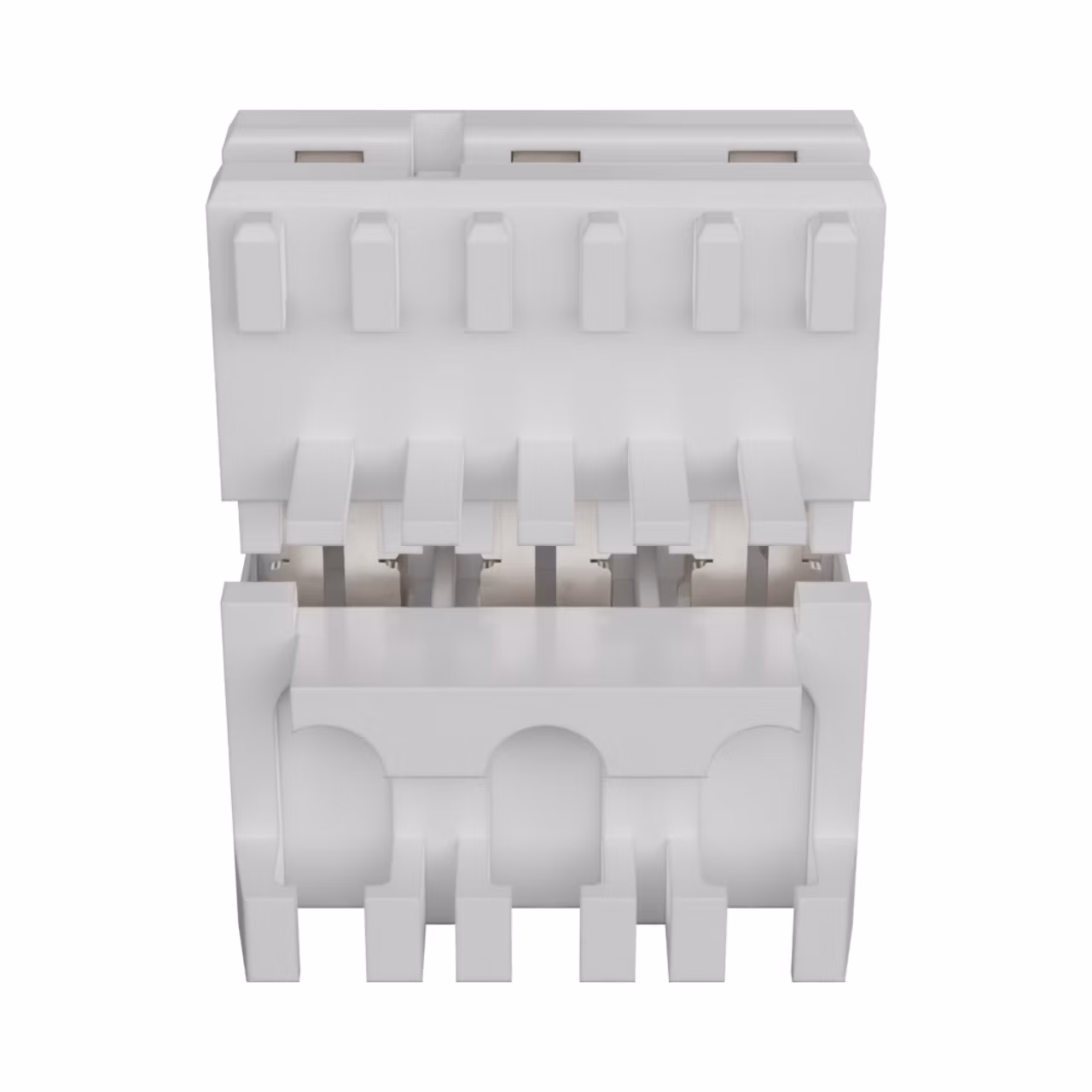 Appli-Mate RAST Power IDT Housing, 5.00mm Pitch, Direct/Indirect, Female, 3 Circuits, Fully Coded, Latch Between Circuits 1 and 2, Open End Walls for sale