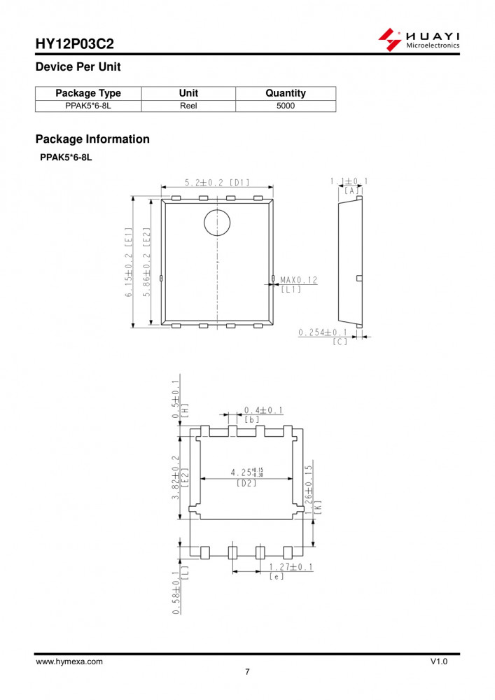 HY12P03C2 datasheet page 7