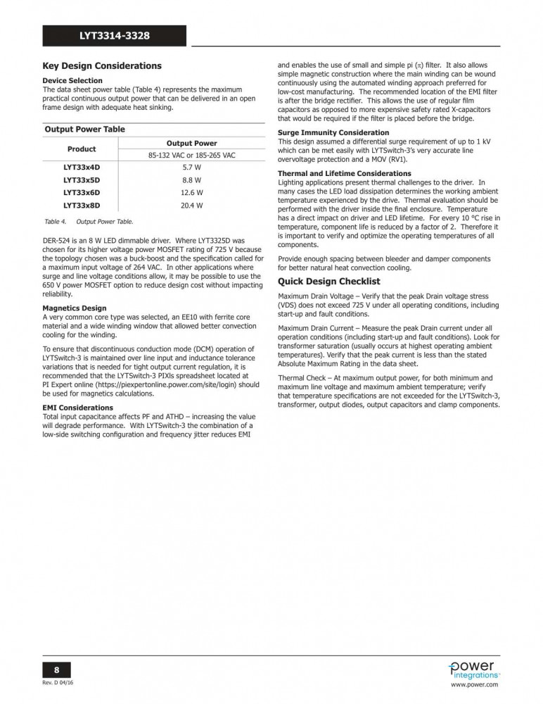 LYT3324D-TL technical document page 8