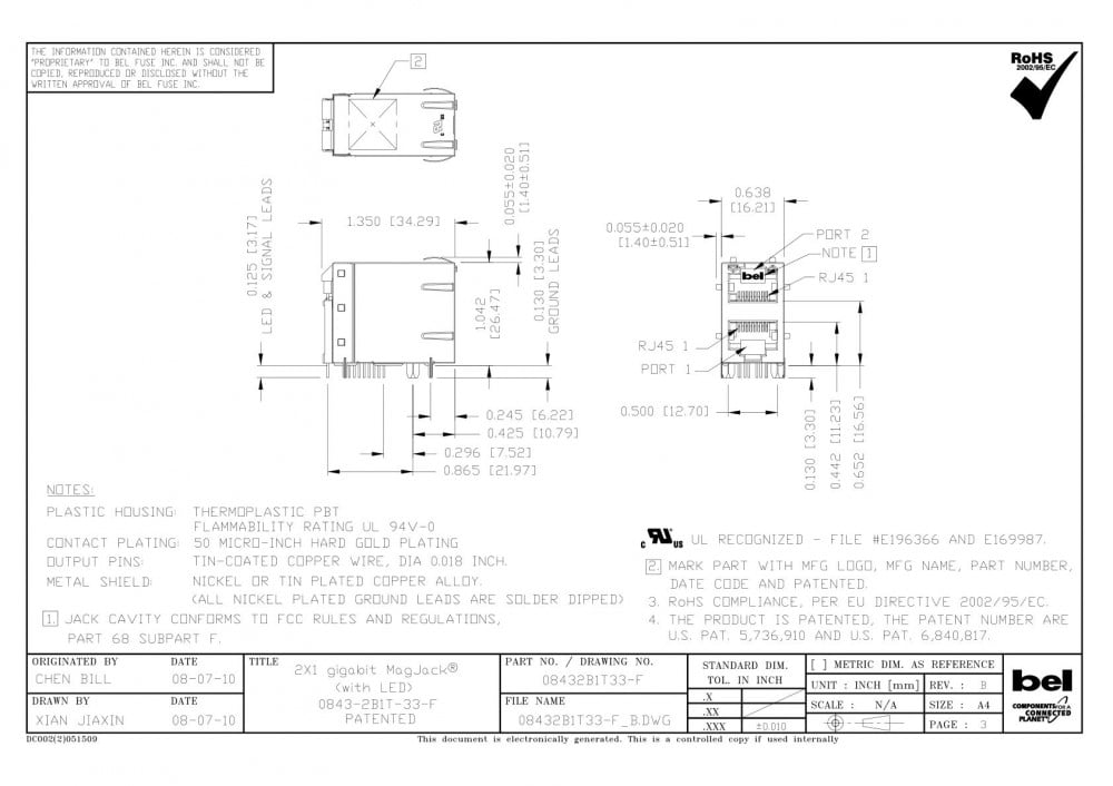 0843-2B1T-33-F technical drawing page 2