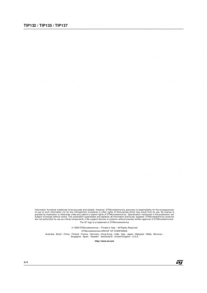 TIP137 datasheet page 4