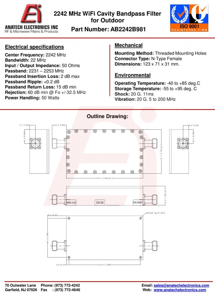 AB2242B981 technical document page 1