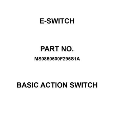 E-Switch MS0850500F295V1A Limit Switch