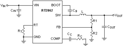 RT8287 - 3A, 21V 500kHz Synchronous Step-Down Converter