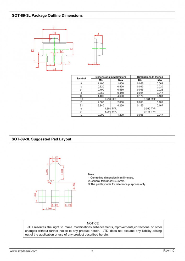 JTD6206 datasheet page 7
