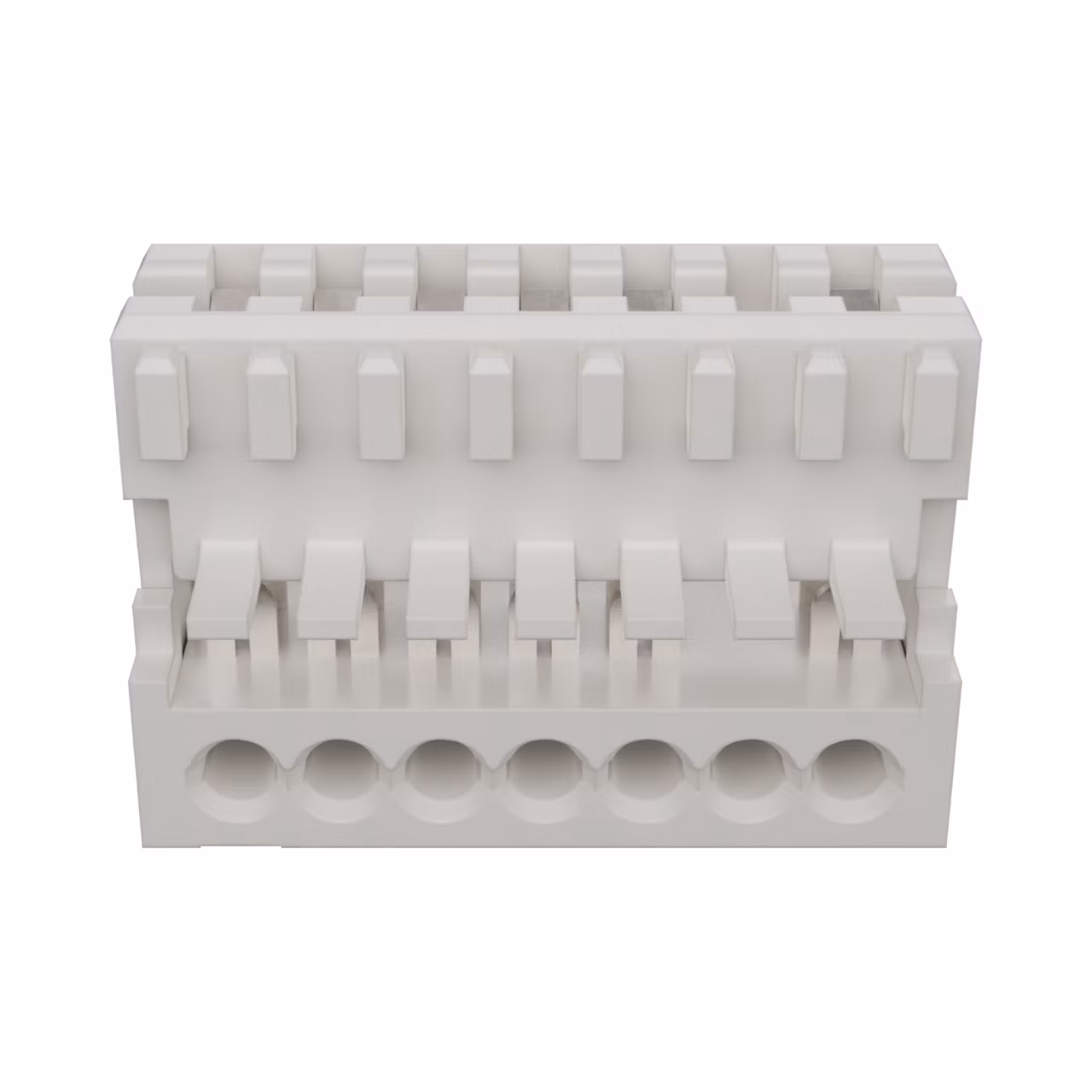 Appli-Mate RAST 2.5 IDT Housing, 2.50mm Pitch, Direct/Indirect, Female, 7 Circuits, All Position Keys, Voided Circuit 6 for sale