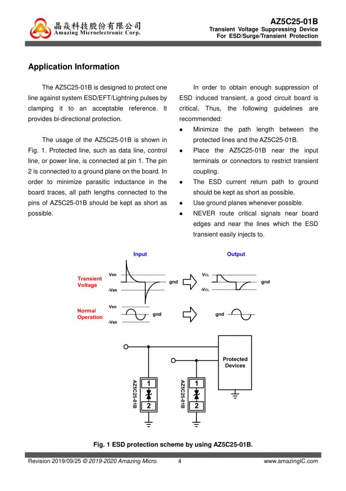 AZ5C25-01B datasheet page 4