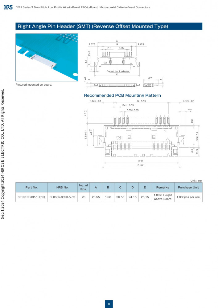 HRS DF19 series datasheet page 8