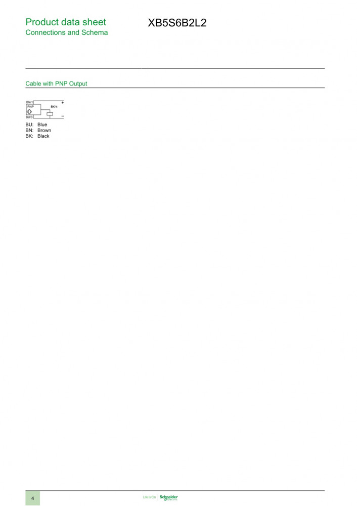 XB5S6B2L2 technical document page 4