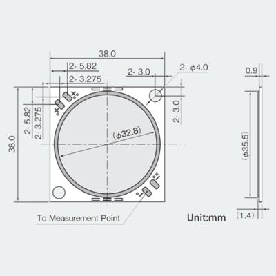 CITIZEN CLU550-3626C1-403M2G2-B24 LED COB Chip