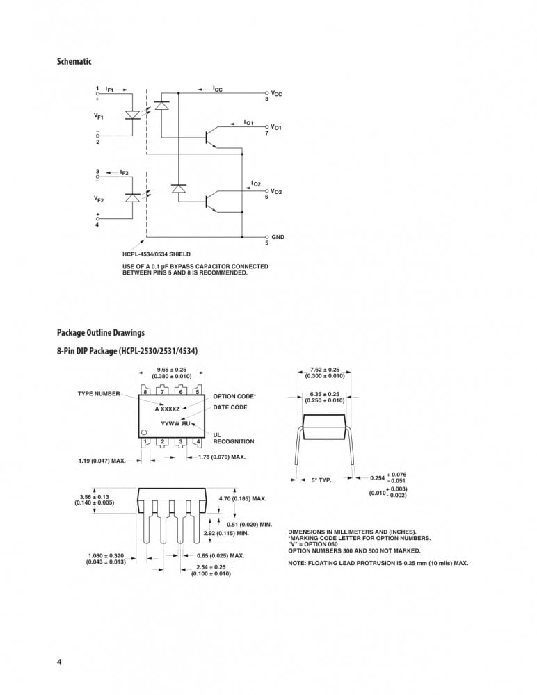 HCPL-0531 datasheet page 4