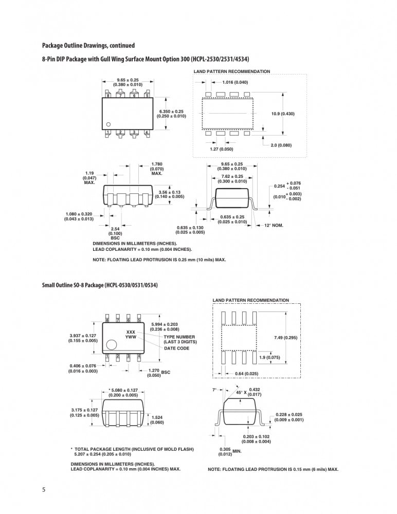 HCPL-0531 datasheet page 5