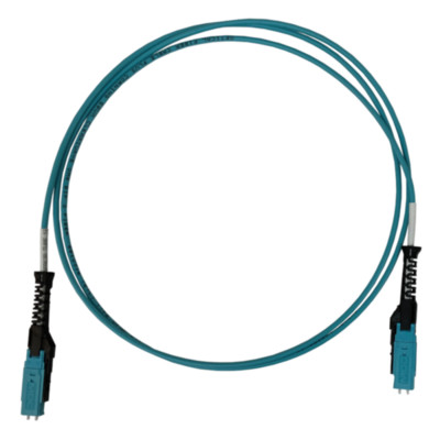 Infinium - Pre-configured MDC to MDC patch cord OM4 LSZH aqua 1 meter - Multi mode 50/125 - Duplex - Low smoke zero halogen for sale