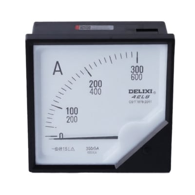Delixi Electric 42L6A500F1000F Analog Panel Ammeter