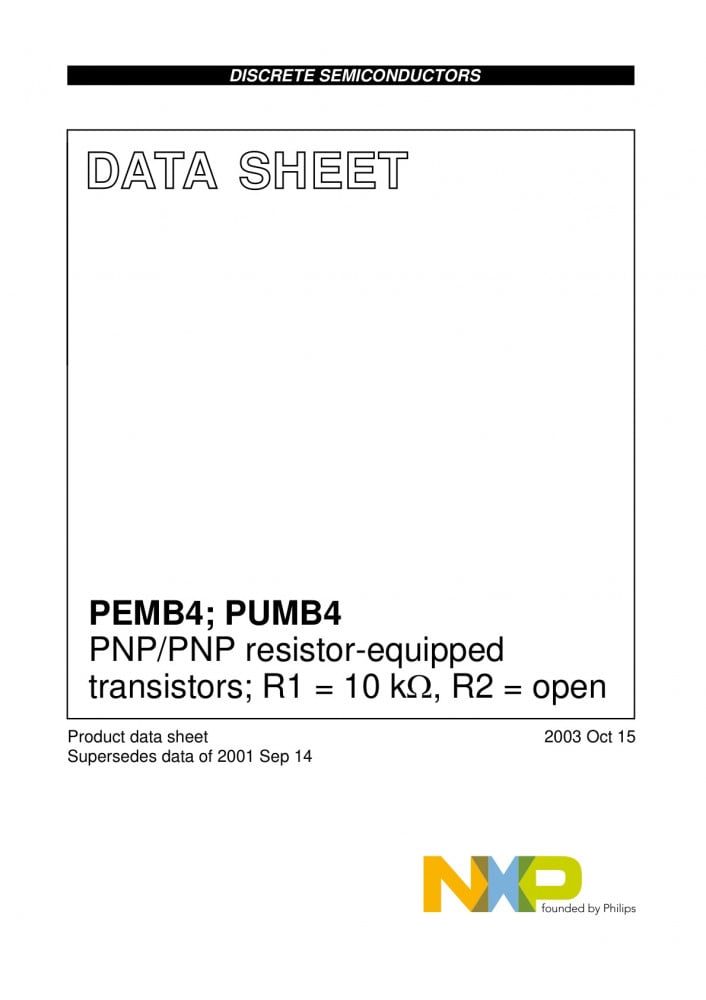 PEMB4 datasheet page 2