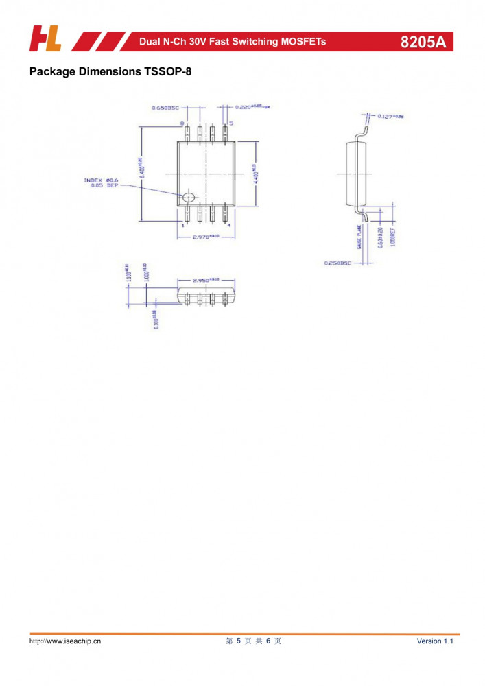 HL 8205A datasheet page 5