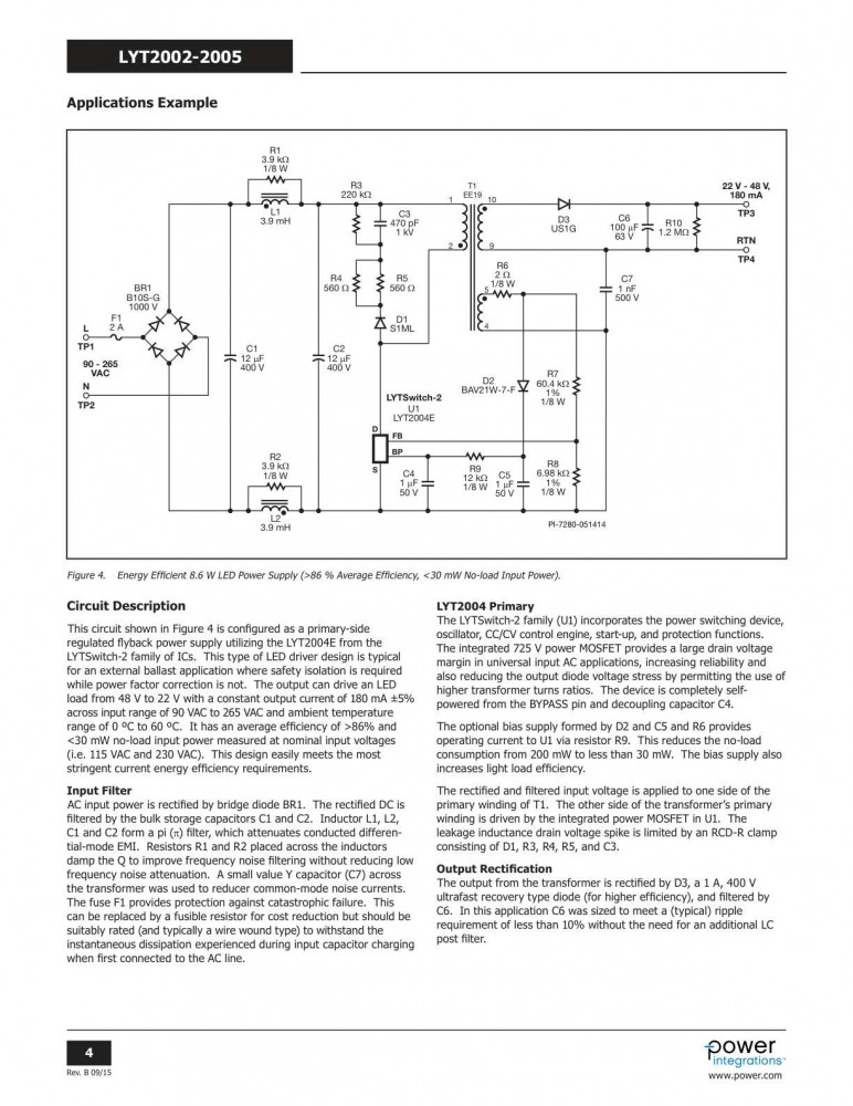 LYT2004D datasheet page 4