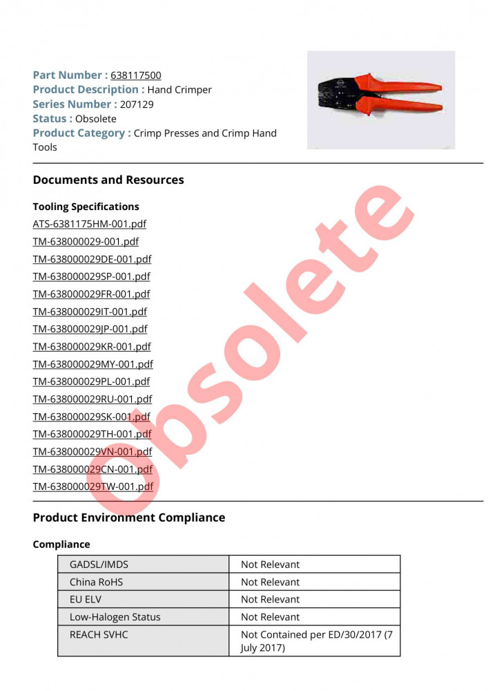 638117500 tooling document page 1