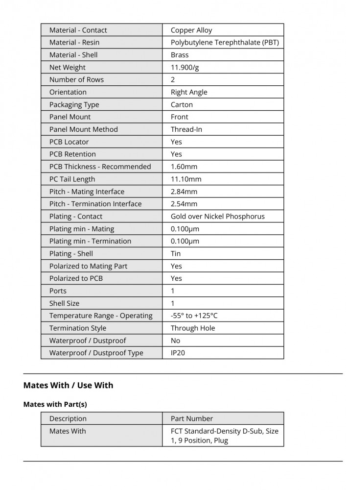 MOLEX 1731140510 technical drawing page 3