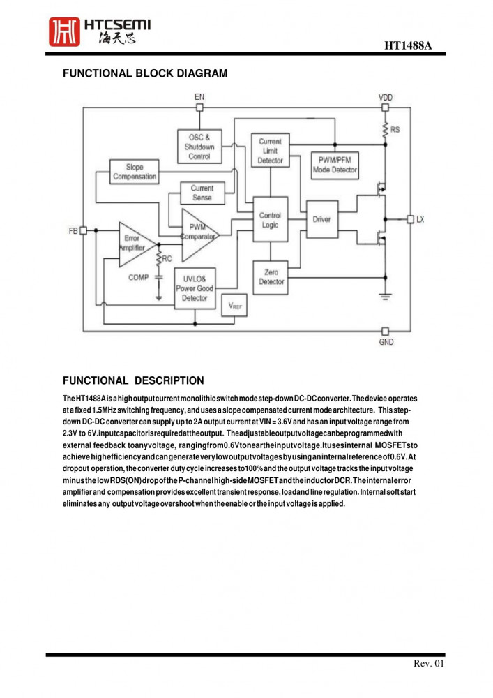 HT1488ARTZ datasheet page 4