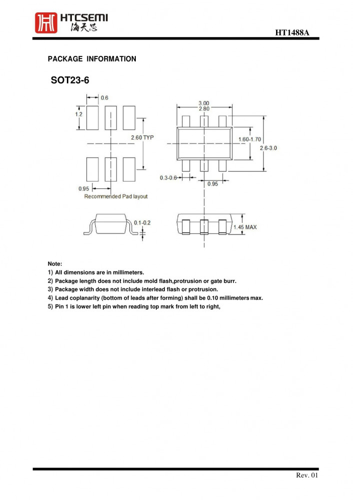 HT1488ARTZ datasheet page 6
