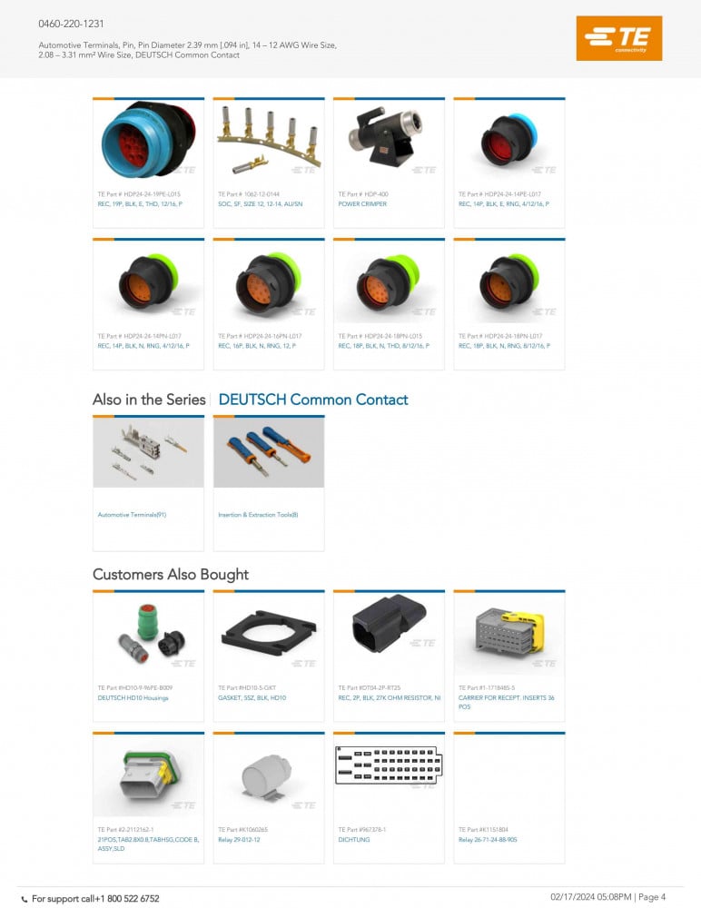 0460-220-1231 technical document page 4