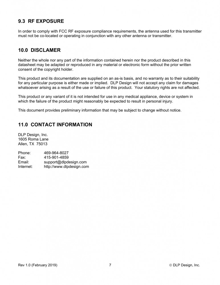 DLP-RFID2P technical document page 7