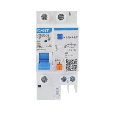 CHINT NXBLE-32 2P D32 30mA 6kA Miniature Residual Current Circuit Breaker
