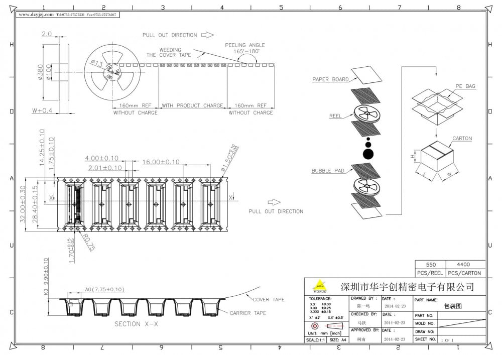 HOAUC HYCW14B-05NGFF-850B drawing page 4