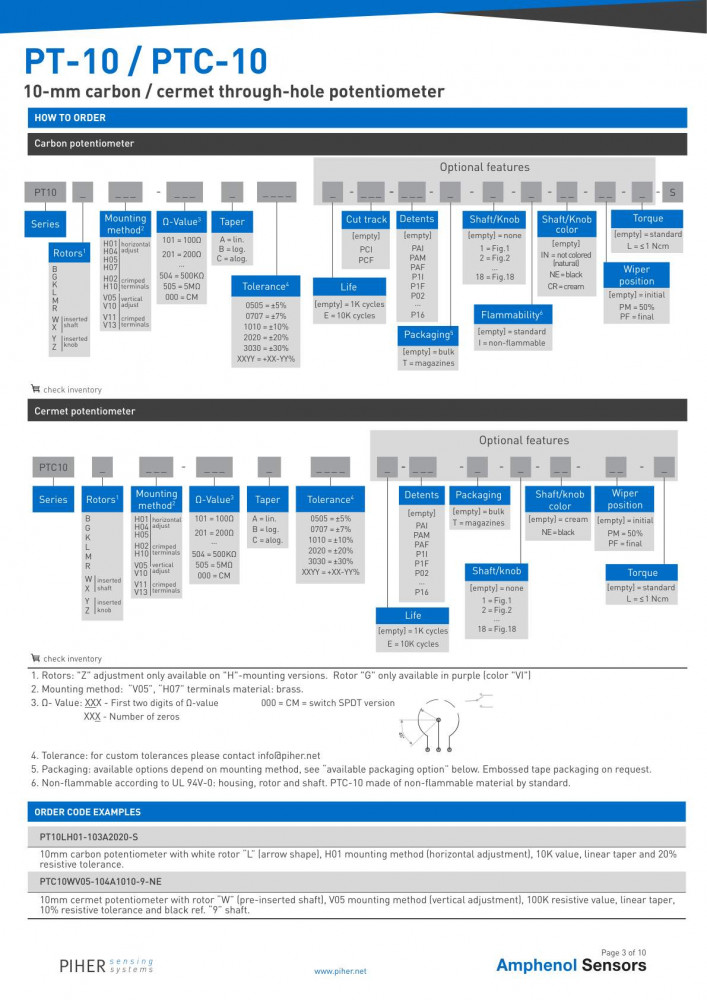 PT-10 / PTC-10 document page 3