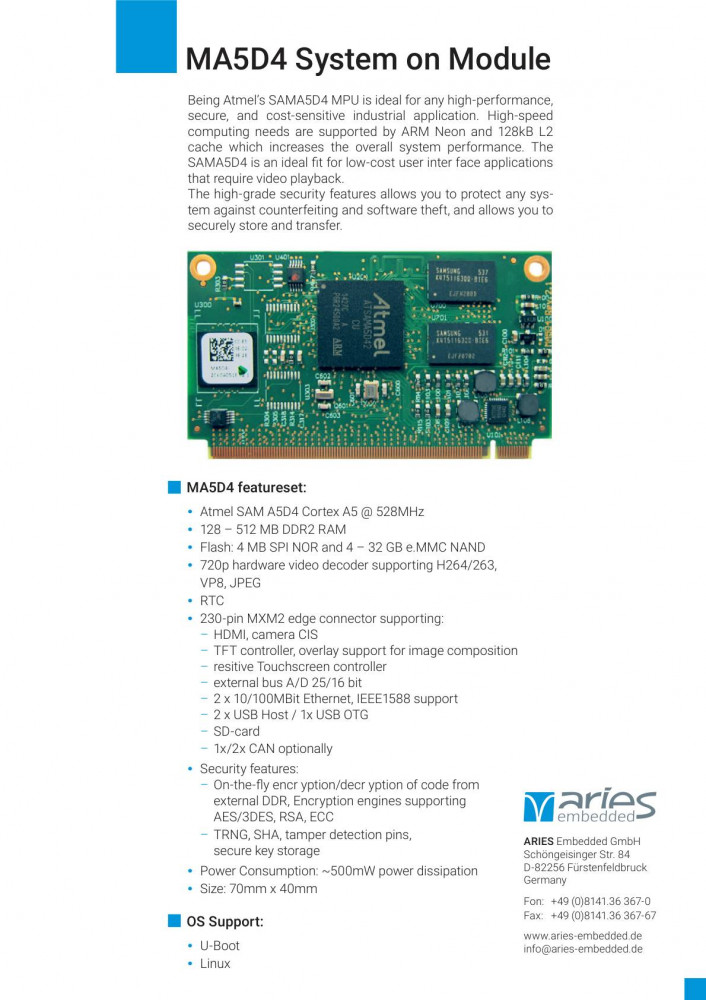 MA5D4 technical document page 1