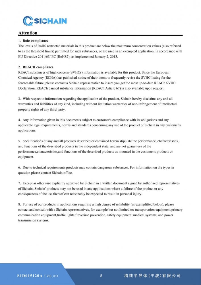 S1D015120A datasheet page 5