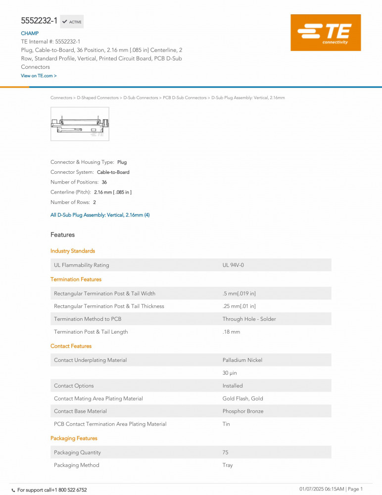 5552232-1 technical document page 1